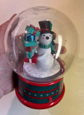Target Gemmy Waterless Music Snow Globe Christmas, Snowman, Batteries ...