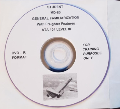 Used/Collectible MD-80 General Familiarization Training Manual with ...