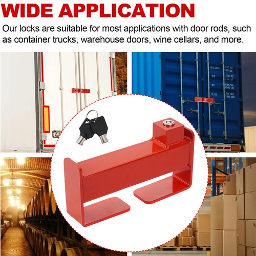 Steel Cargo Door Lock Shipping Container Lock w/ 2 Keys Heavy Duty ...