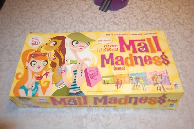 MALL MADNESS Electronic Talking Shopping Game 2004 Milton Bradley WORKS ...