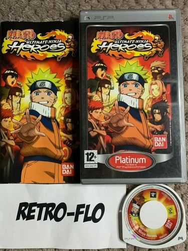 Naruto Ultimate Ninja Heroes - Game PLAYSTATION Psp Complete Very Good ...