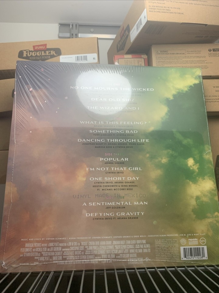WICKED Limited Edition Target Exclusive 2LP Split Pink + Green Vinyl ...