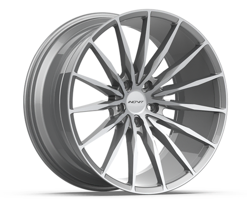 19 inch INOVIT TORQUE Wheels Silver Staggered Rims Size 19x8.5 19x9.5 ...