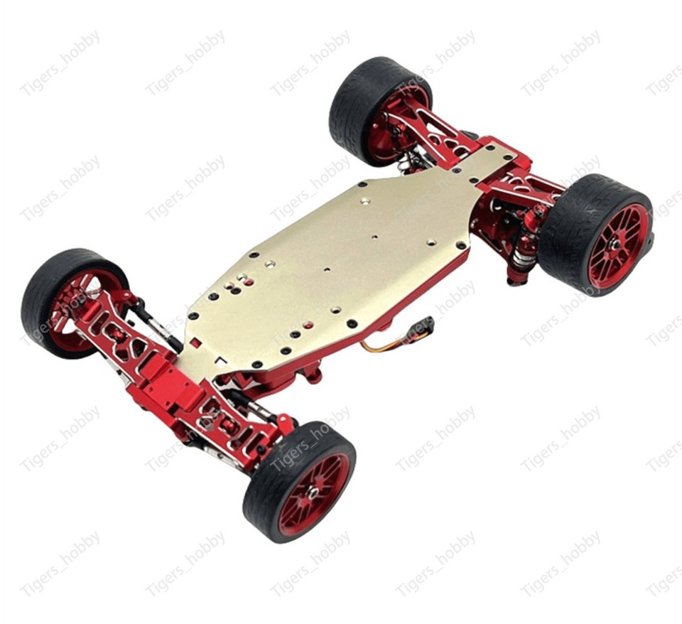 Alloy Body Chassis Frame Assembled For LOSI 1/24 Micro-B WLtoys 1:24 ...