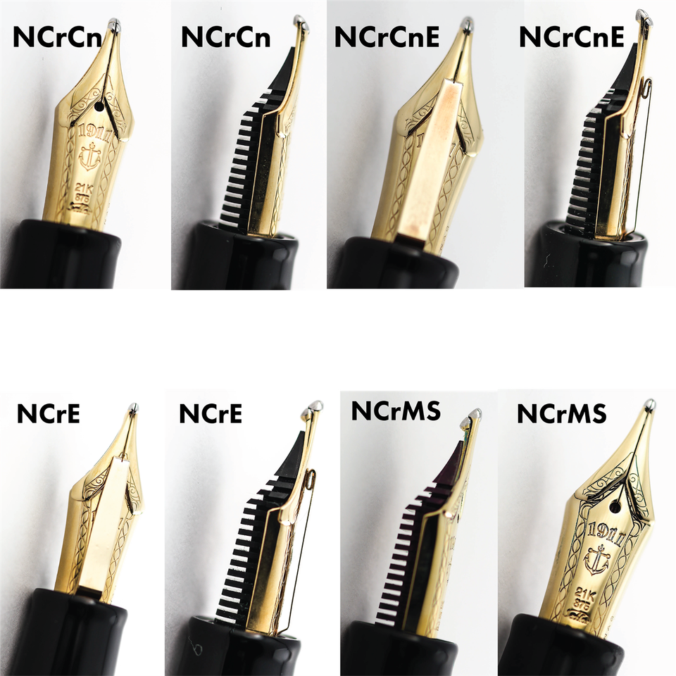 SAILOR NAGAHARA NIB SET (22 - NIBS) Cross Concord Emperor, Fude ...