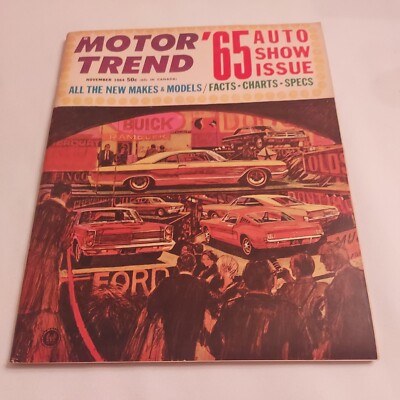1964 November, Motor Trend Magazine, '65 Auto Show-All New Makes/Models ...