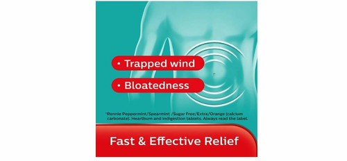 Rennie Deflatine Trapped Wind 36 Tablets | Bloating Relief | Sugar Free ...