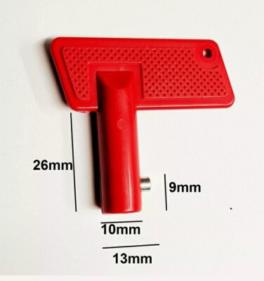 Red Tail Lift Key (X2) DHOLLANDIA, Isolator switch | eBay UK