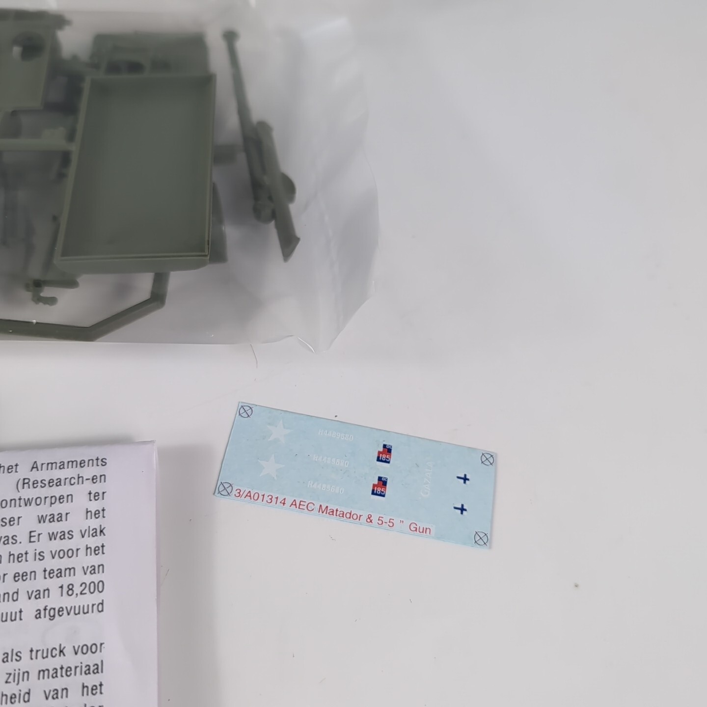 Airfix HO/OO - 01314 AEC Matador + 5.5 Inch Gun Plastic Military Kit | eBay