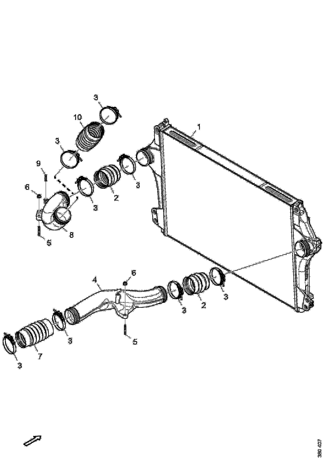 Tuyau d'intercooler de frein de tuyau turbo AG d'origine pour SCANIA ...