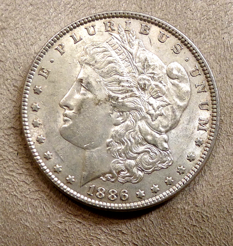 1886 P MORGAN SILVER DOLLAR ~ Extra Nice coin | eBay