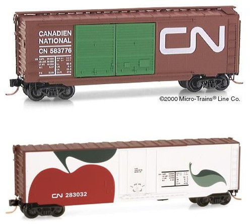 Micro-Trains 'N' Box Car 2-Car Set - Canadian National | eBay