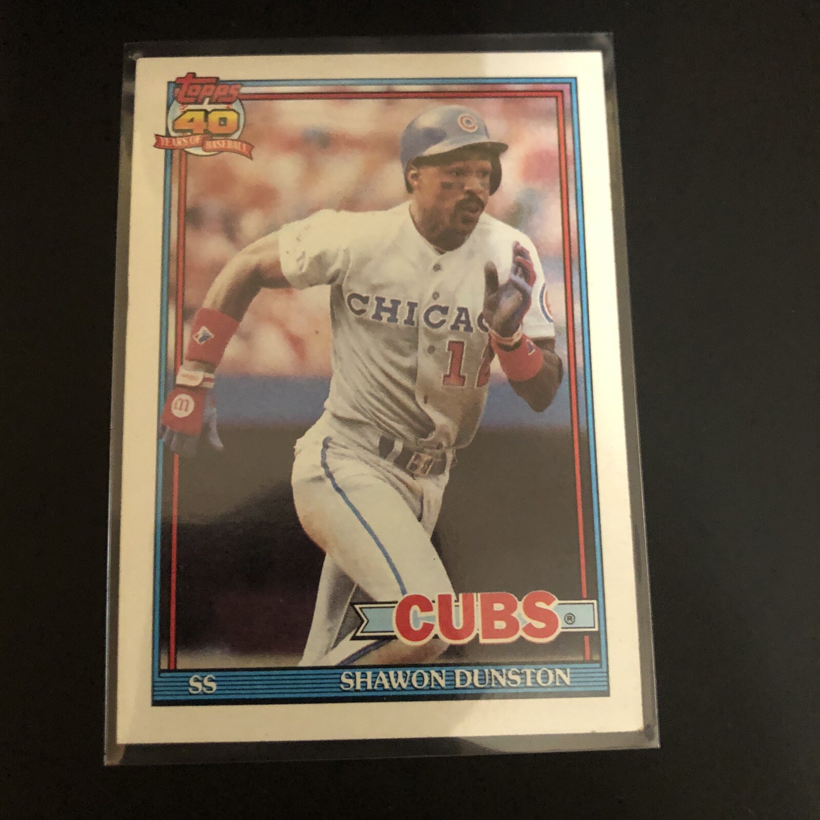 1991 topps 40 years of baseball Shawon Dunston #765 Cubs | eBay