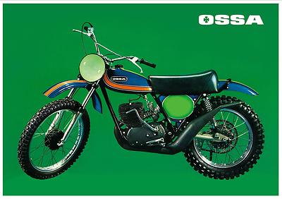 OSSA Poster Phantom 250 125 1974 Classic VMX Suitable to Frame | eBay