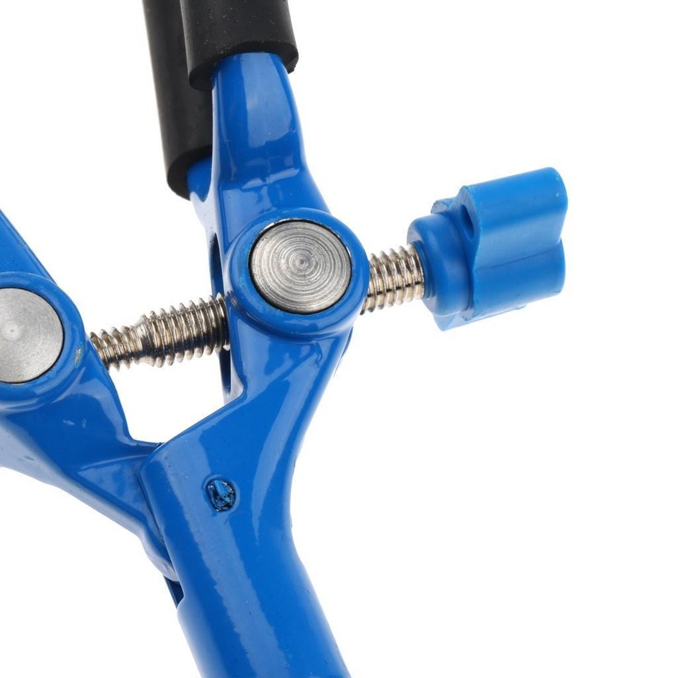 Glass Flask Clamp Holder Three Prong Jaw for Lab Stand Flask Test Tube ...