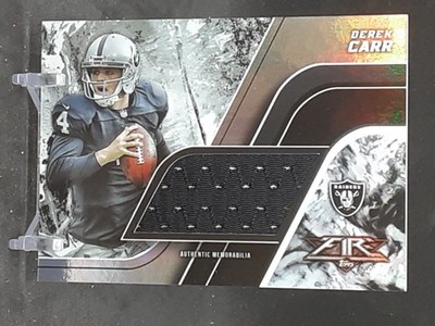 DEREK CARR 2015 TOPPS FIRE JERSEY RAIDERS QQ | eBay