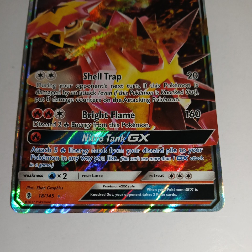 Turtonator GX 18/145 Ultra Rare Guardians Rising Pokémon Card | eBay
