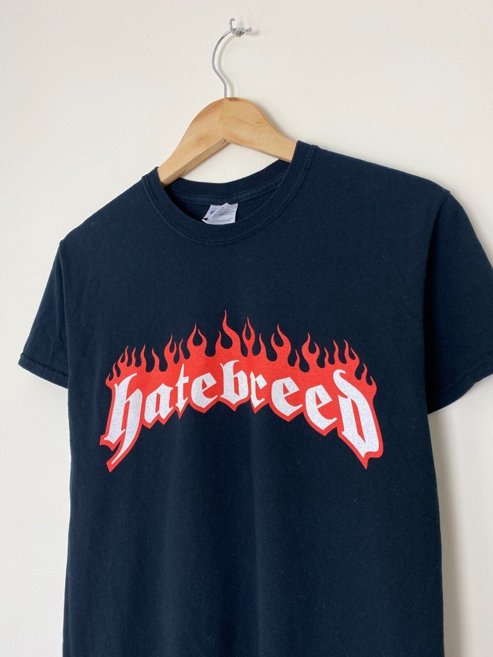 Hatebreed Band 2000s Flame Logo "Honor Never Dies" Back Big Logo Y2K T-Shirt | eBay