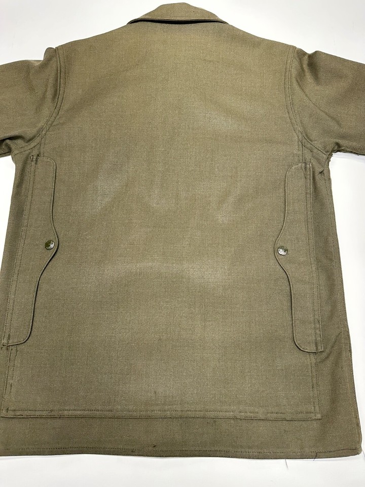 VINTAGE 50s FILSON WOOL FORESTRY CLOTH CRUISER JACKET MENS 40 UNION ...