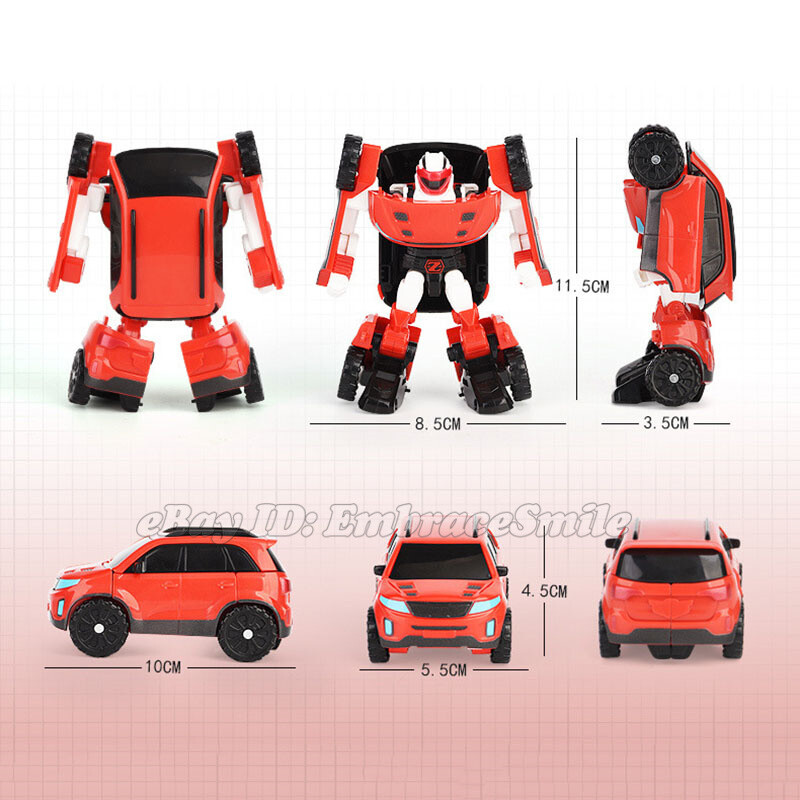 TOBOT Mini X Y Z K R W Deltatron Quatran Transforming Kids Toy Rare New ...