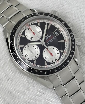 OMEGA Speedmaster Racing Grey Black Dial Auto Chrono Gents Watch 40mm ...