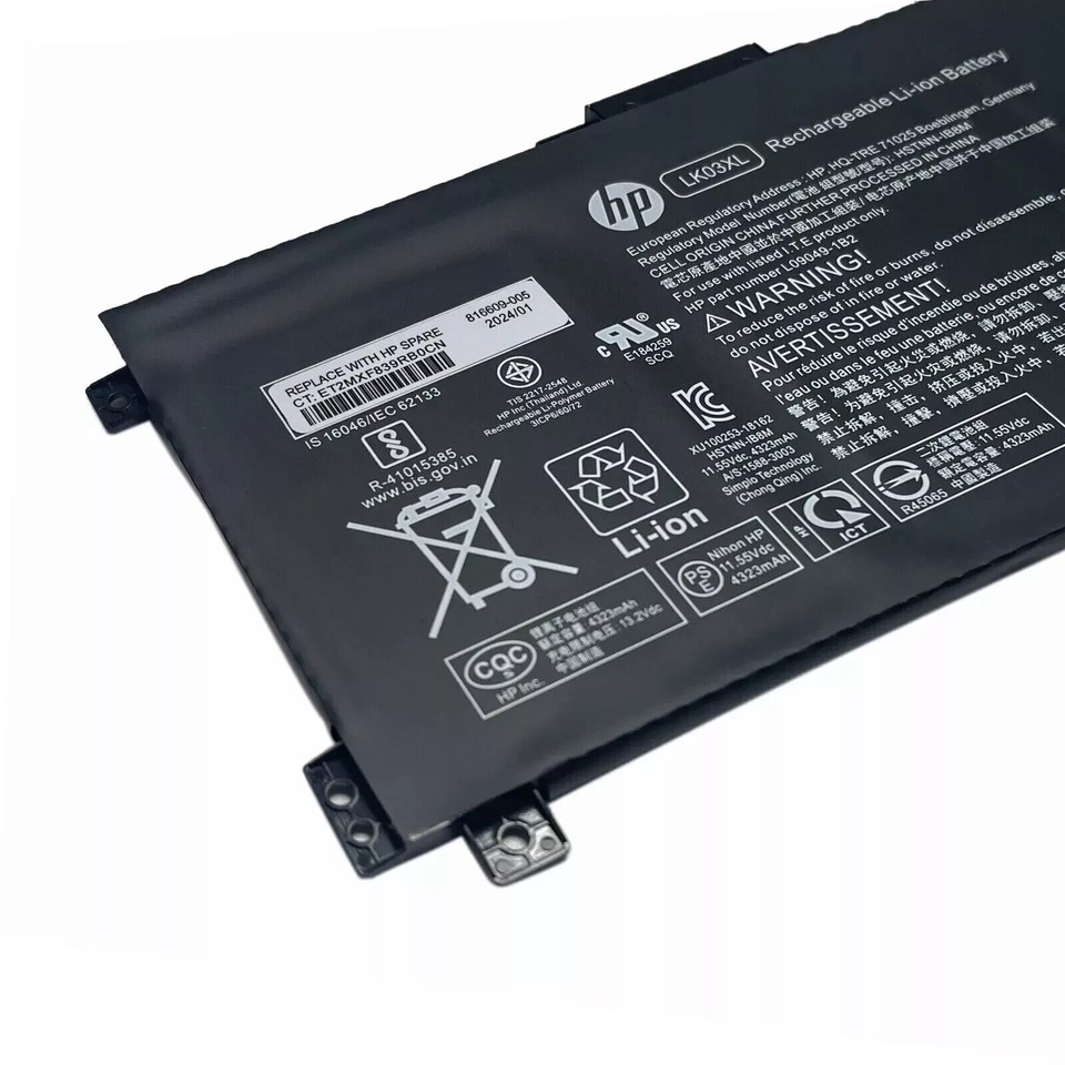 Genuine LK03XL Battery For HP ENVY X360 15-BP 15M-BQ 17M-CE 17-BW ...