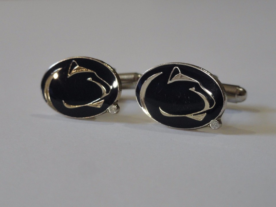 Penn State University Cufflinks NCAA Nitany Lions--Custom College PSU ...