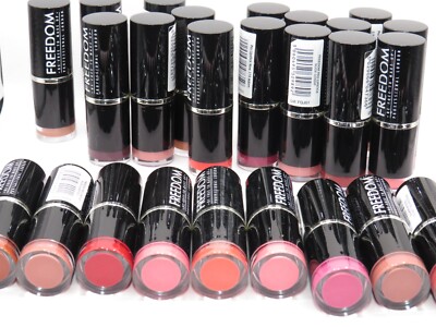 3 X LOT FREEDOM PRO LIPSTICK WITH VITAMIN E & LONG LASTING - CHOOSE ...
