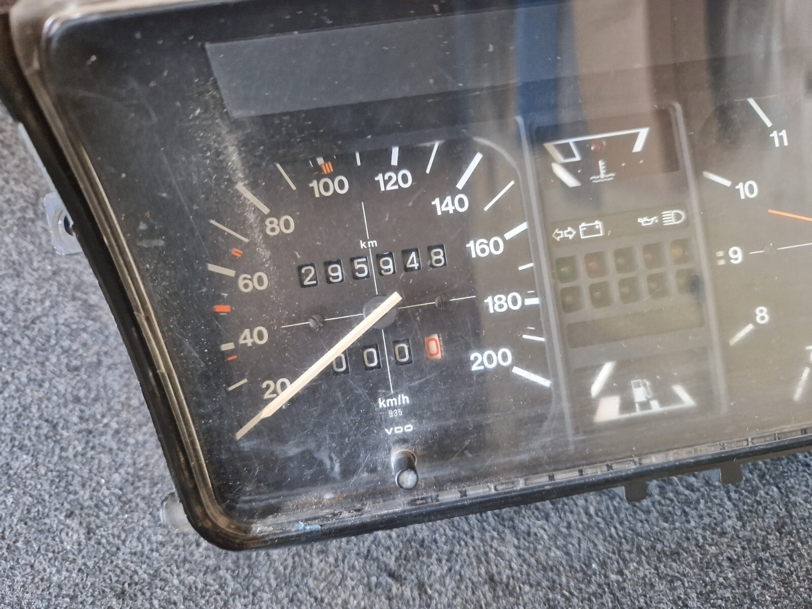 VW GOLF MK1 Jetta MK1 SPEEDOMETER INSTRUMENT CLUSTER 171919033JL | eBay