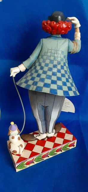 Jim Shore Clown With Dog Figurine Clown's Best Friend 4007674 Heartwood ...