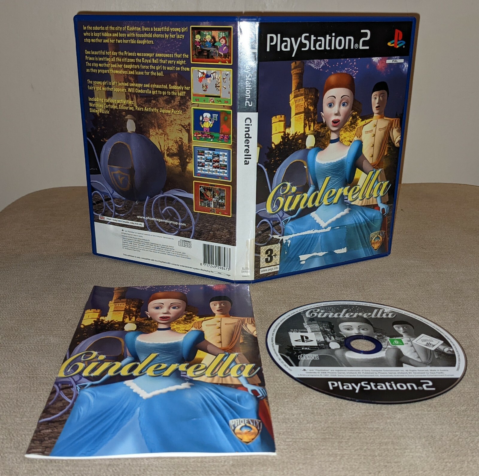 Cinderella PlayStation 2 PAL - Prix - Photo - Présentation