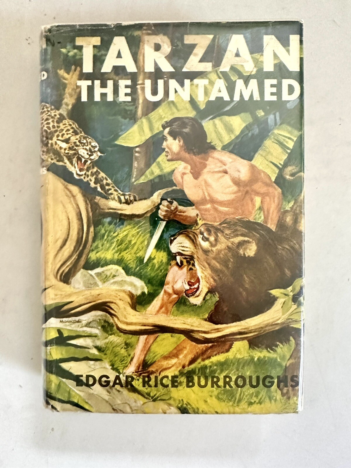 Tarzan the Untamed by Edgar Rice Burroughs - Grosset & Dunlap (1948) | eBay