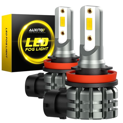 2X AUXITO H8 H11 H16 LED Light Fog DRL 4000LM Bulb Yellow Golden High ...