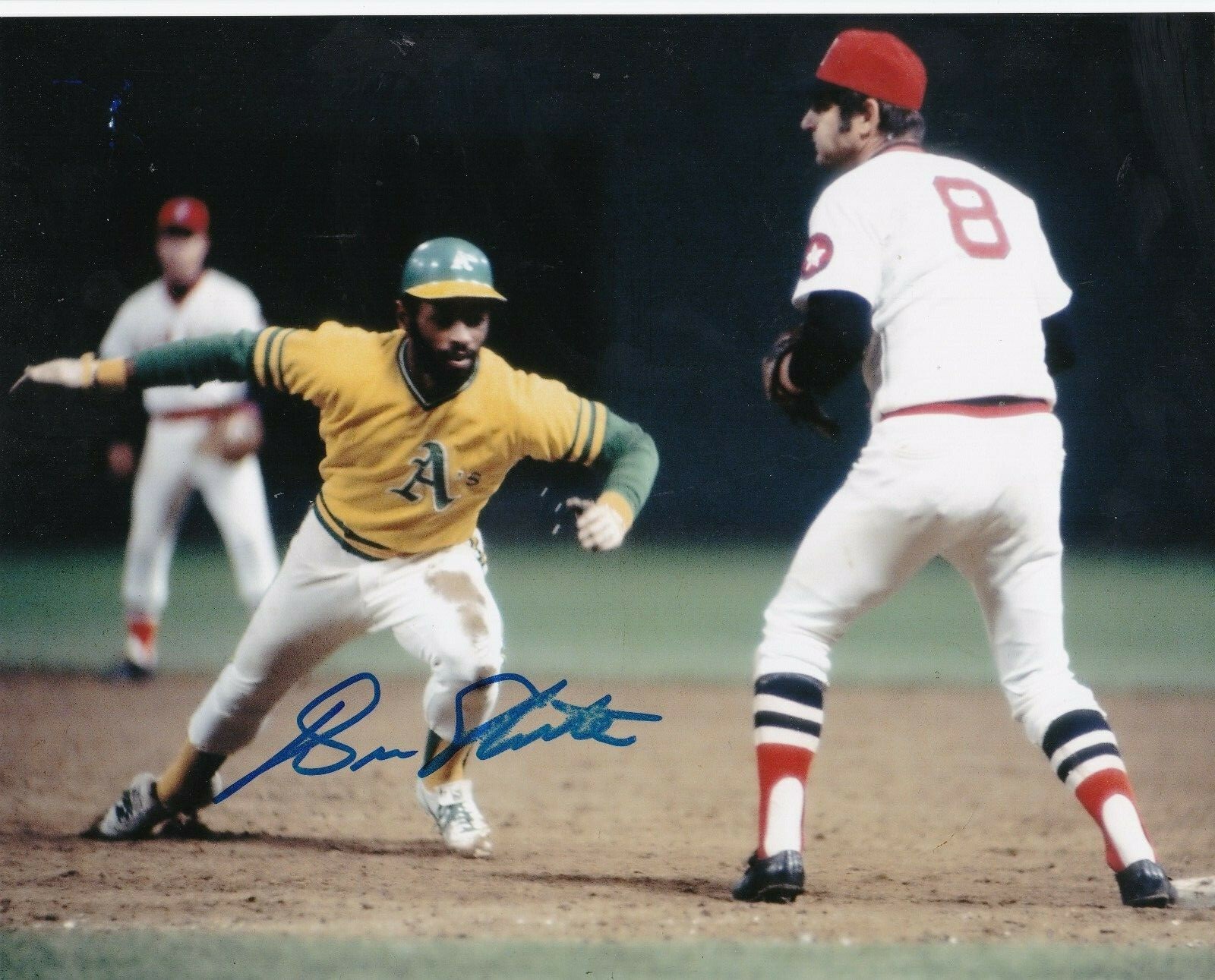 BILL NORTH OAKLAND A'S ACTION SIGNED 8x10 | eBay