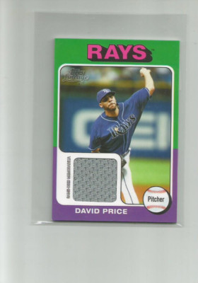 2011 TOPPS LINEAGE '75 MINI RELICS #DP DAVID PRICE | eBay