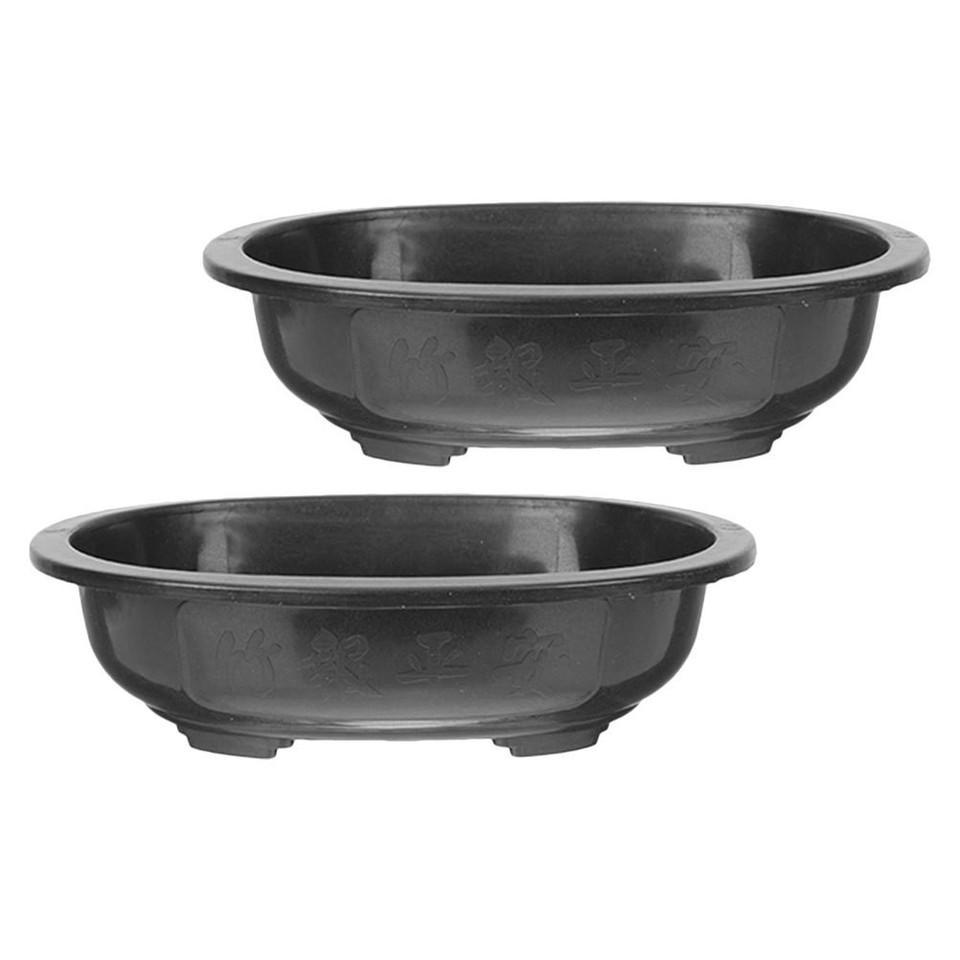 Succulent Breeding Pot 12inch 2pcs Oval Planter With Drainage Hole For ...