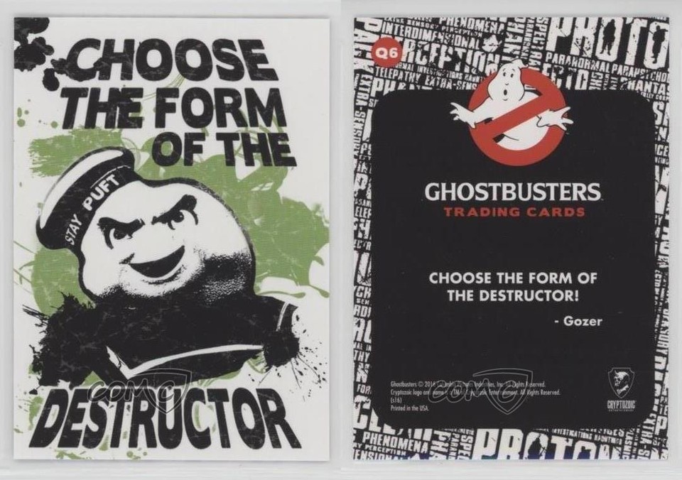 2016 Cryptozoic Ghostbusters Quotes Choose the Form of the Destructor # ...
