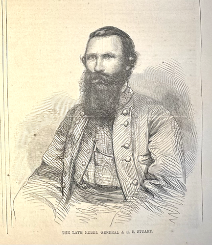 RARE CIVIL WAR ERA CA 1864 HARPER'S WEEKLY NEWSPAPER / FEAT. GEN. J.E.B ...