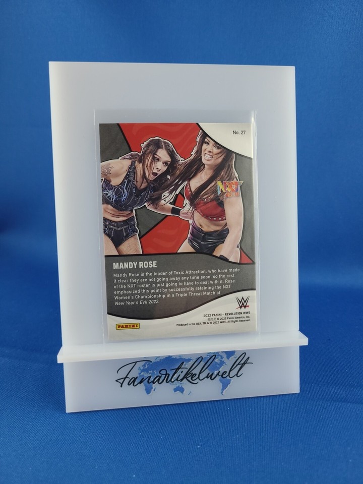 Mandy Rose 2022 Panini Revolution Shock Wave #27 WWF WWE WCW | eBay