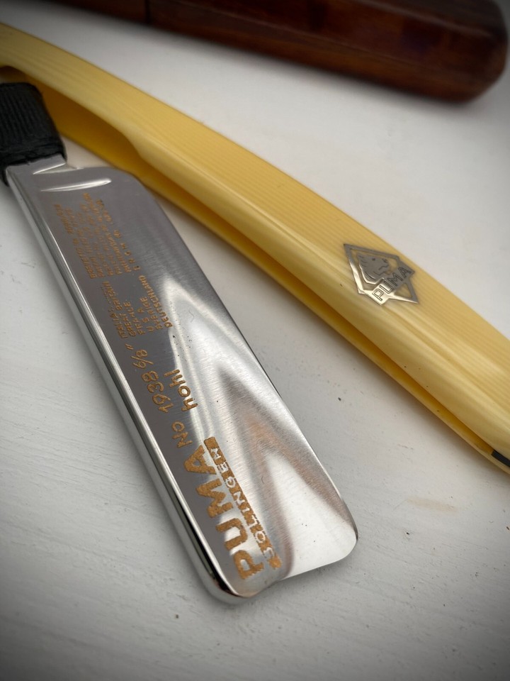 Puma 38 vintage Solingen straight razor | eBay
