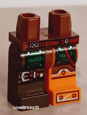 New LEGO LEGS Two Tone Color Leg Holster strap Green Pocket Armor ...