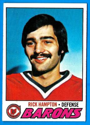 1977-78 Topps RICK HAMPTON (ex-mt) Cleveland Barons | eBay