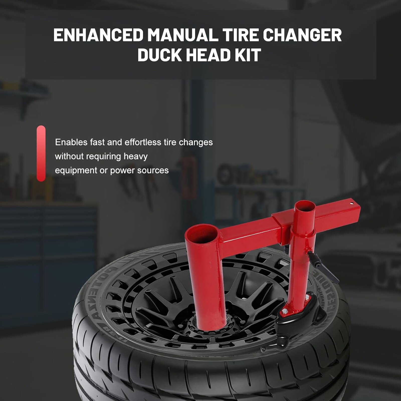 Fit for 4"-21" Car Tires Manual Tire Changer Duck Head Adapter Kit | eBay