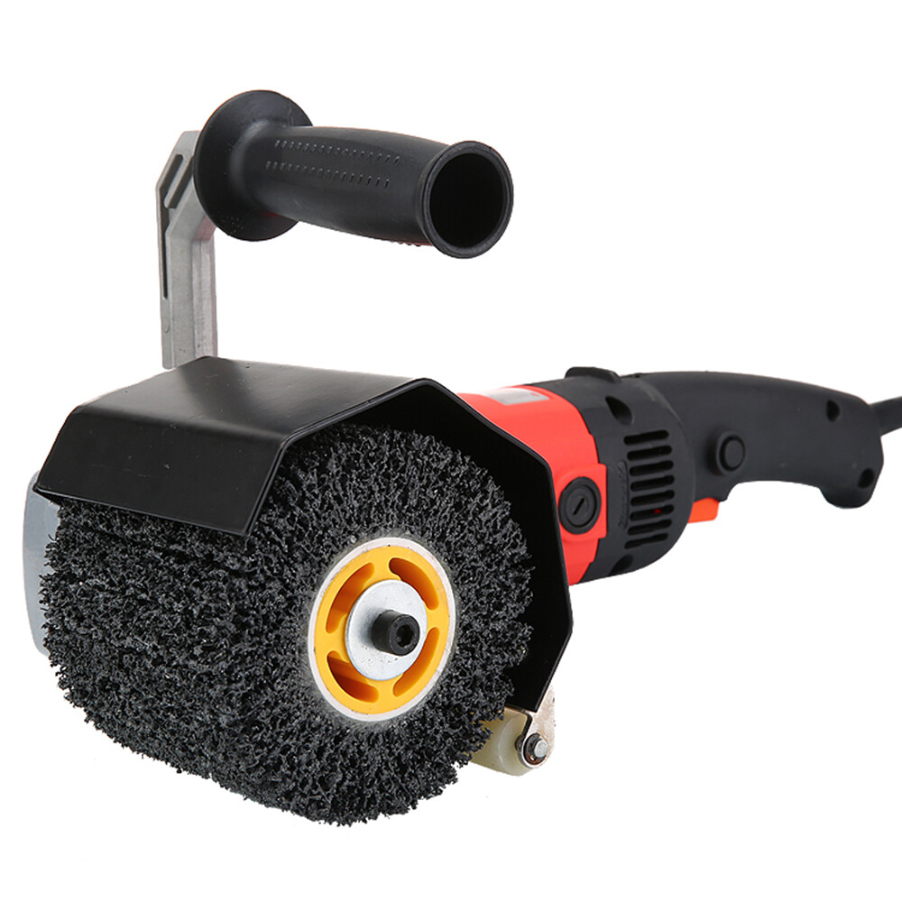 100mm Wire Drawing Polishing Burnishing Wheel Abrasive Buffer Deburring ...