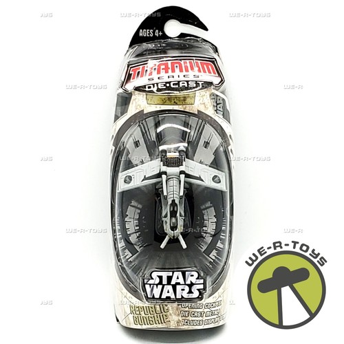 Star Wars Titanium Series Die Cast 3IN Vehicle Republic Gunship Hasbro ...