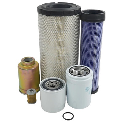 Filter Kit HH1C0-3243 RD819-51280 HHV00-51920 For Kubota SVL90-2 SVL95 ...