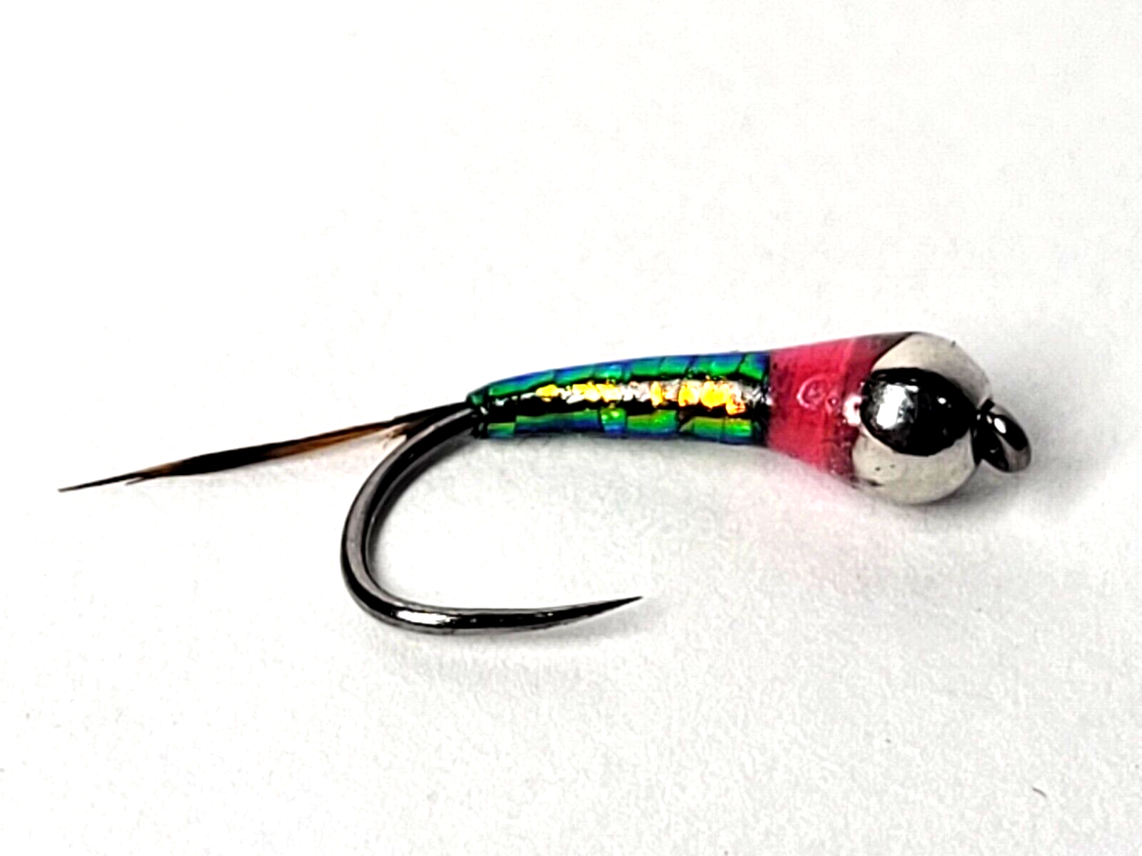 TINSEL FLASH - 2 Tone Peacock - .5mm - Perdigon Wrap - Fly Tying ...