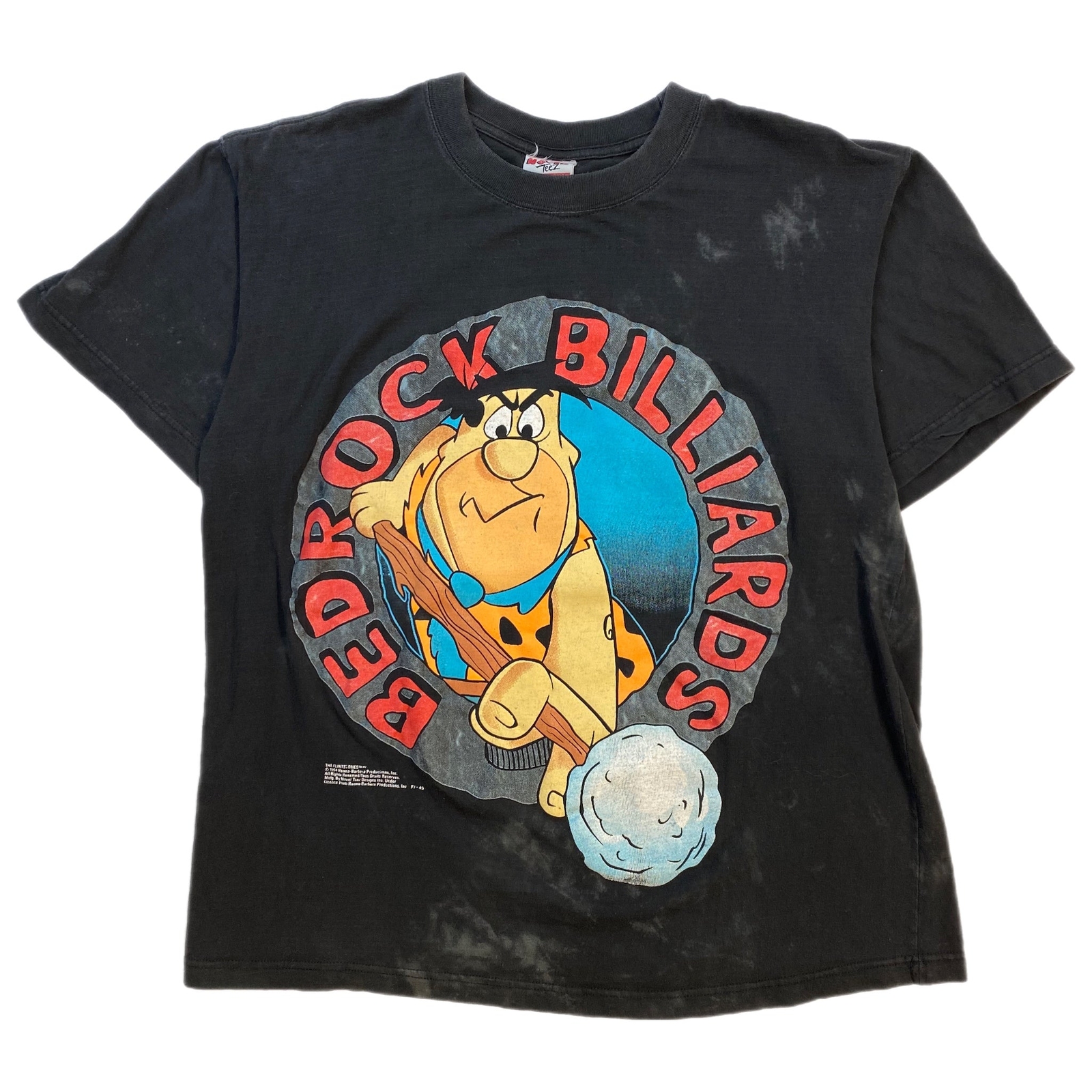 1994 The Flintstones Bedrock Billiards Tee - Gem