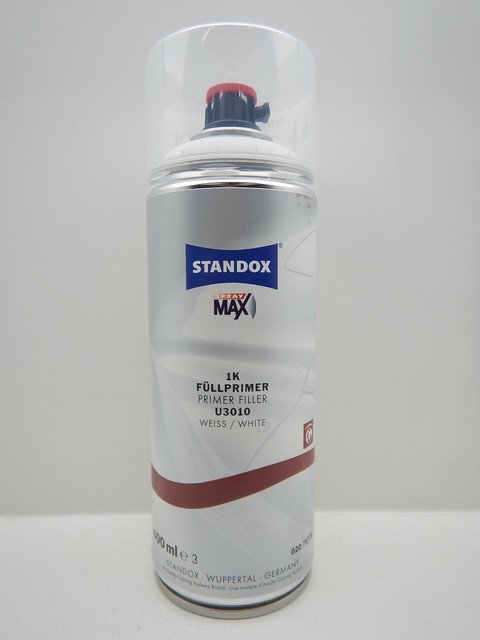 Standox 1k-füllprimer U3010s weiß 400ml Spray 02075776 Grundierung ...