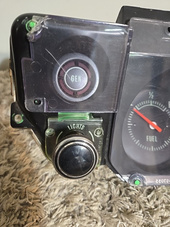 1970 71 72 CHEVELLE MALIBU 0 Mi. Speedometer Gauge Cluster El Camino ...